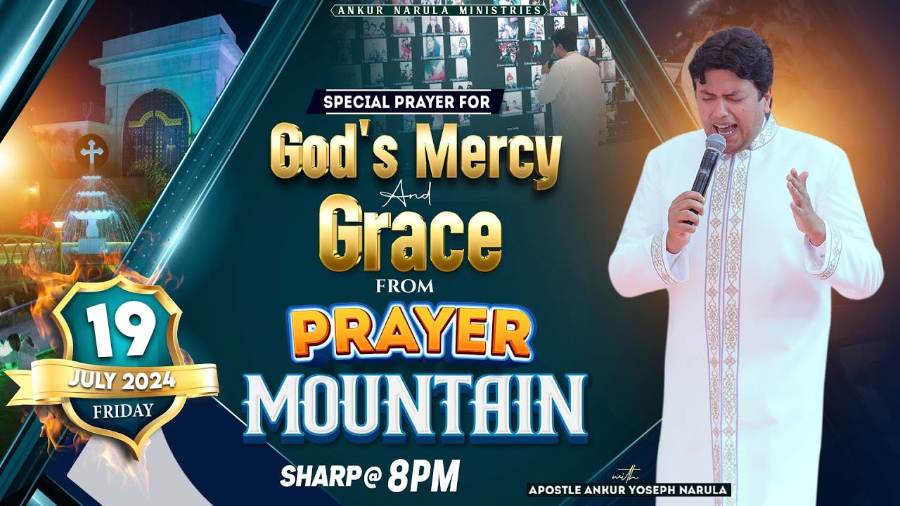 🛑LIVE HEALING PRAYER HOUR FROM PRAYER MOUNTAIN (19-07-2024) || Ankur ...