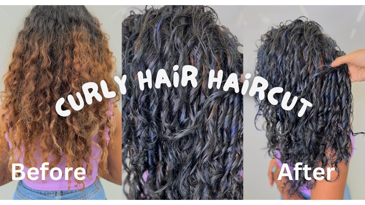 Curly Hair Transformation | Curly Hair Color| Curly Girl Method ...