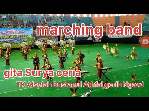 MARCHING BAND --GITA SURYA CERIA,TK ABA GERIH NGAWI. - YouTube