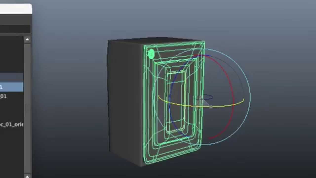 Maya Modelling- Kitchen Cabinet - YouTube