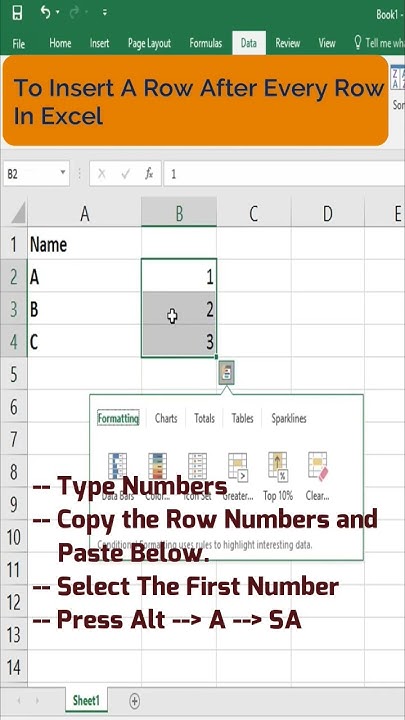 How Insert Blank Row After Every Row #hardiktutorials #excel #exceltips #exceltutorial - YouTube