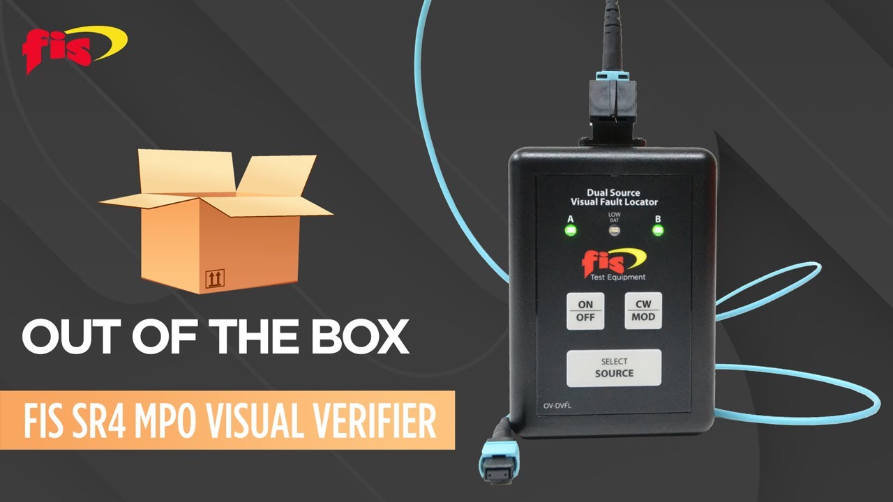 FIS SR4 MPO Visual Verifier | Out Of The Box - YouTube