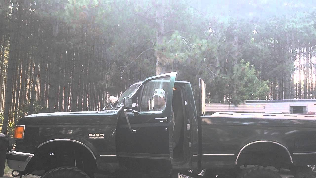 91 f150 351w Stacks - YouTube