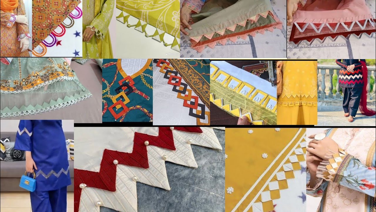 latest daman design/trendy ghaira design/ chak daman design 2023/ # ...