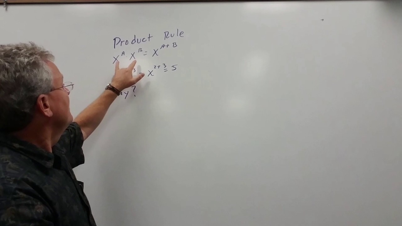 Product Rule For Exponents YouTube Product Rule For Exponents YouTube