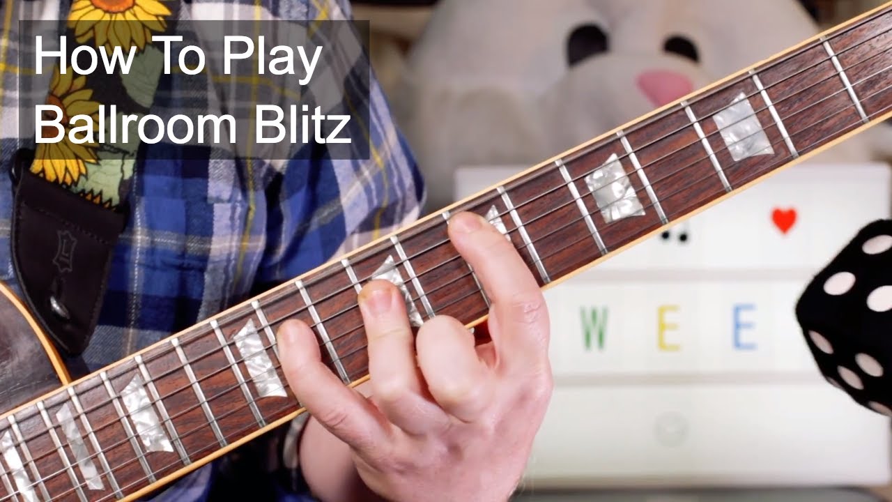 'Ballroom Blitz' The Sweet Guitar Lesson - YouTube
