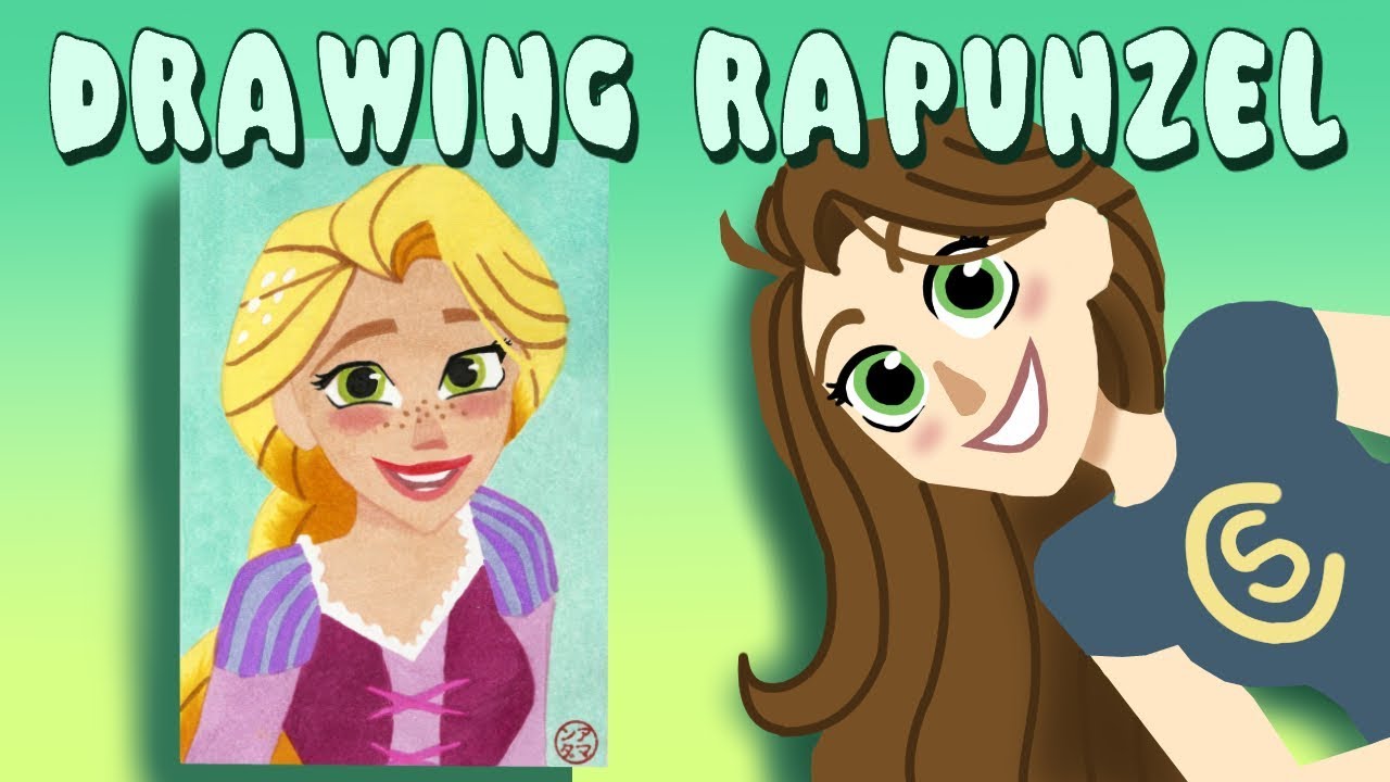 Drawing Rapunzel! -Free Draw Friday - YouTube