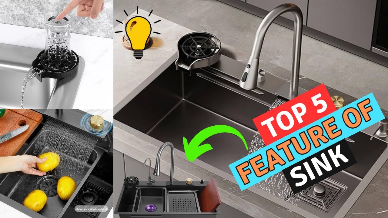 MODERN SINK INSTALLATION | MODERN SINK FEATURES | WATERFALL SINK ...