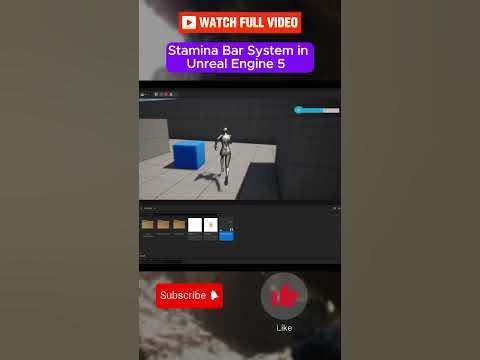 Stamina Bar System In Unreal Engine 5 #Shorts #unrealengine - YouTube