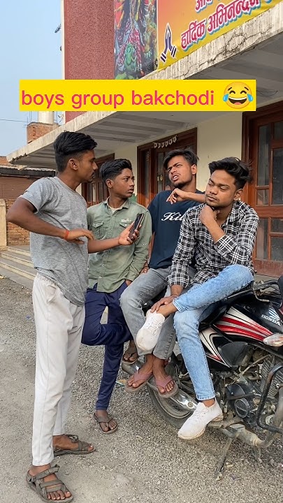 Boys group bakchodi😂🤣....#shorts #comedy #funny - YouTube