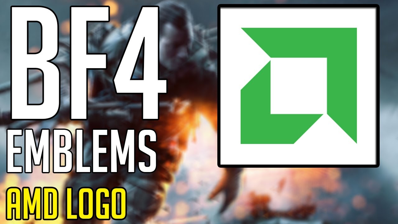 BF4 Emblems: AMD Logo [SUPER EASY!!!] - YouTube