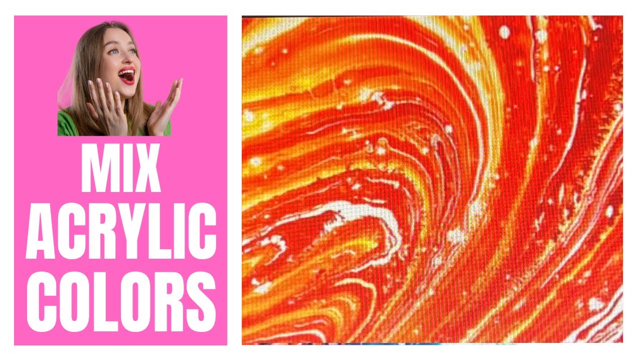 How to Mix Colors for Acrylic Painting | Sarah's Art Gallery - YouTube