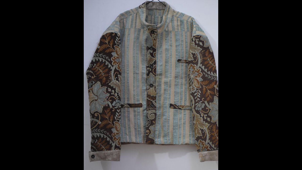 how to make jacket no. 5, easy jacket making - YouTube