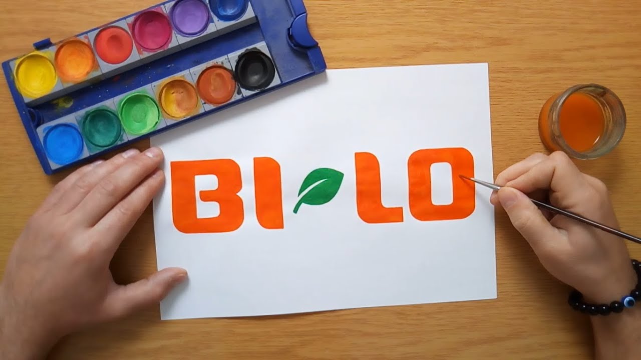 How to draw the BI-LO logo - YouTube