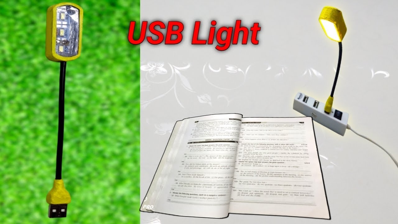 how to make a Homemade usb light || OTG light || very ese usb light at ...