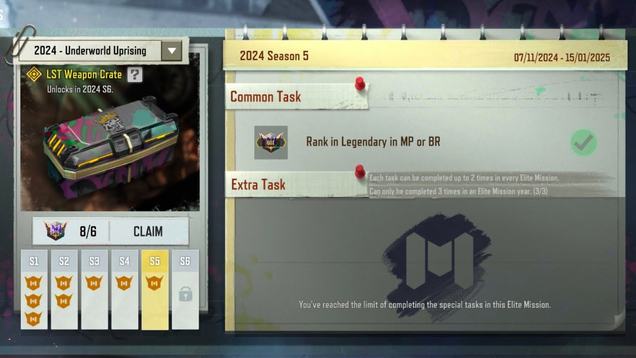 La Sous Terre (LST) Weapon Crate | Progress Check | 👀 | #codm | #cod ...