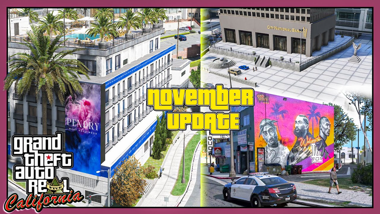 GTA 5Real & LA Revo 2.0 Breakable Interiors, Pendry Hotel & More ...