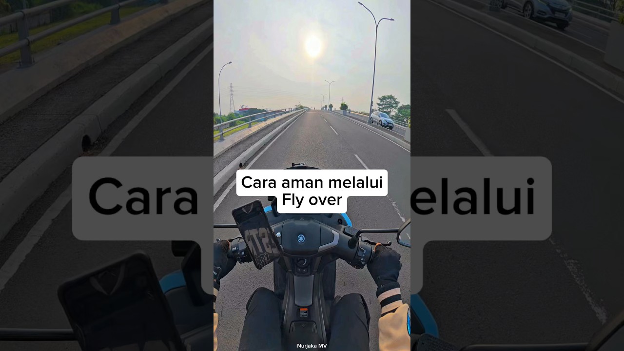 Cara melalui fly over - Tutorial motor matic #tutorialmotor # ...