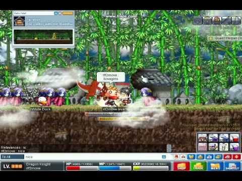 Maplestory Dragon Knight lvl 115 and Bishop lvl 158 - YouTube