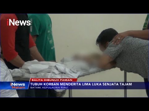 Pria di Batam Tega Bunuh Keponakan Sendiri yang Masih Berusia 2,5 Tahun -iNews Malam 05/10