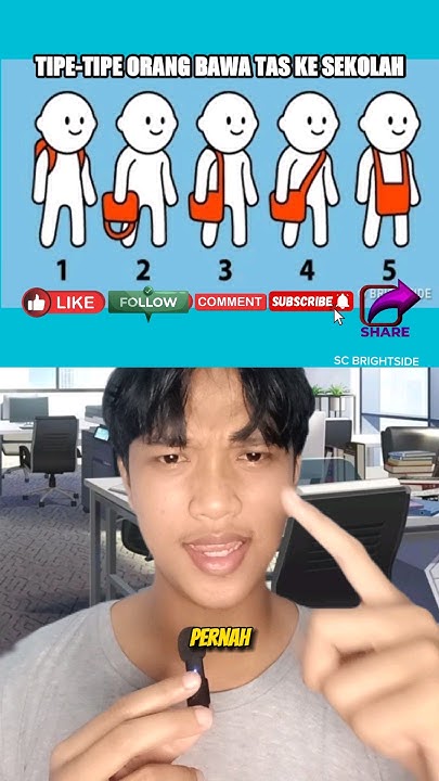 Tipe-tipe Orang Bawa Tas #shorts - YouTube