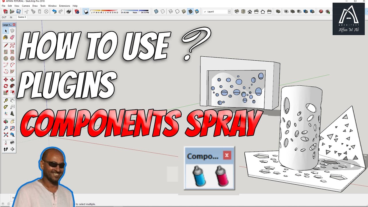 How to use COMPONENT SPRAY #plugins - YouTube