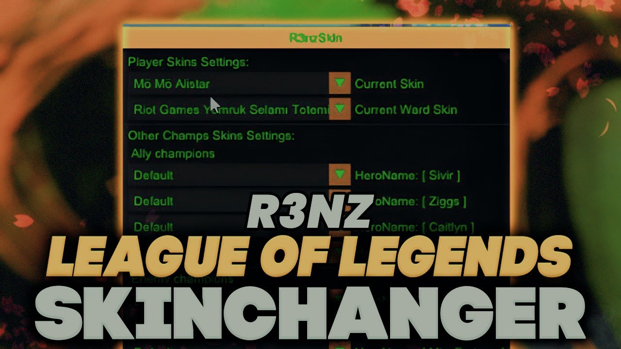 FREE LOL SKINCHANGER MOD MENU 2024 | FREE R3NZSKIN LEAGUE OF LEGENDS ...