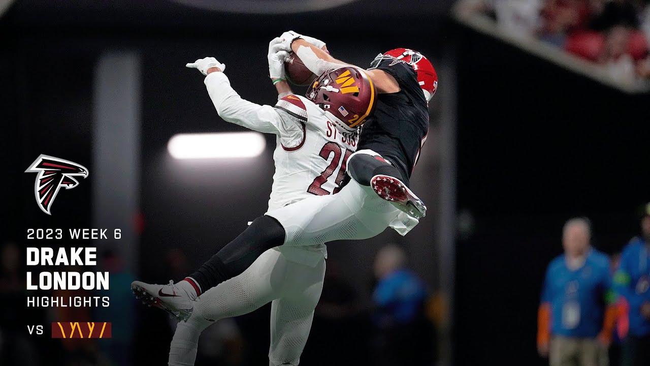 Every Drake London catch in 125-yard game | Week 6 - YouTube