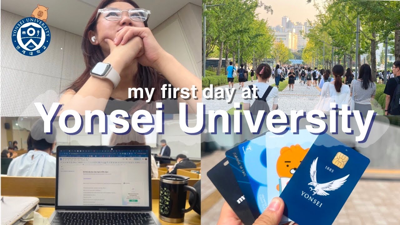 Studying in Korea | First day of Exchange at Yonsei University 🏫🦅🤓 ...