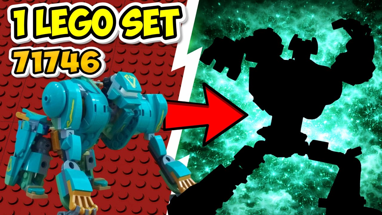 Tutorial: Optimus Primal (Beast Wars) built using one LEGO set 71746 ...