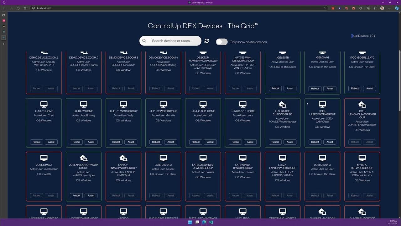 Using The Controlup Api To Build Your Own Web Ui Youtube