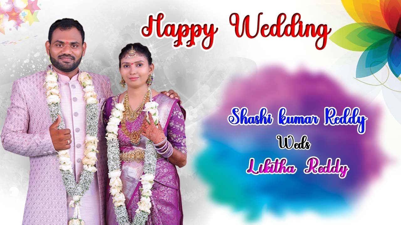LIKITHA REDDY WEDS SHASHI KUMAR REDDY|| WEDDING || STREAMING START AT 9 ...