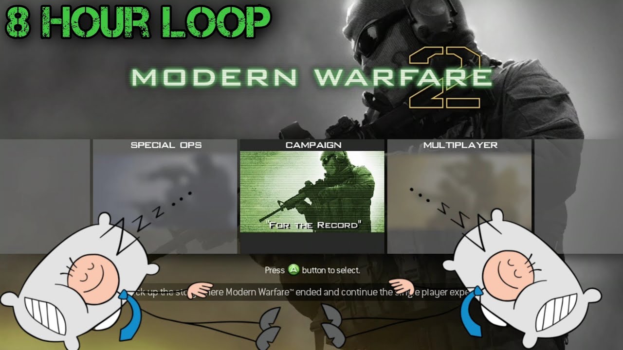 Modern Warfare 2 Main Menu - 8 Hour Loop - YouTube