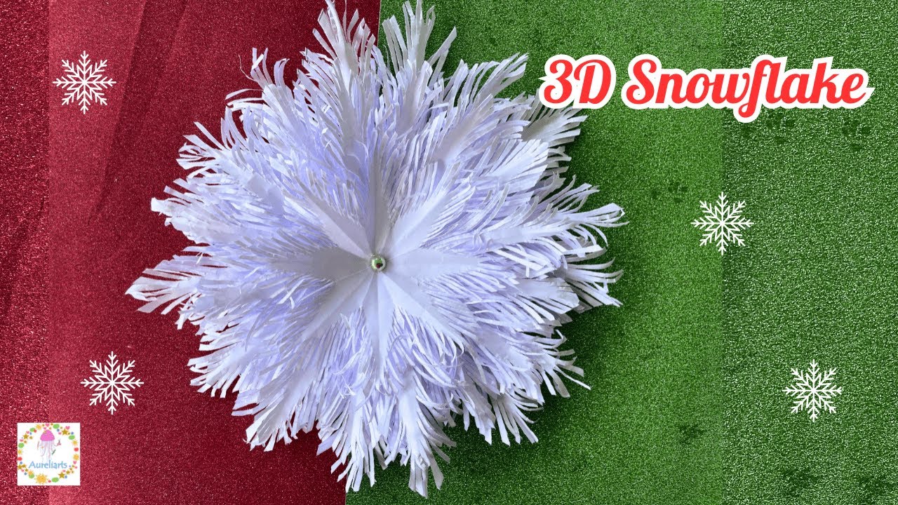 How to Make Stunning 3D Paper Snowflakes | Easy DIY Christmas ...