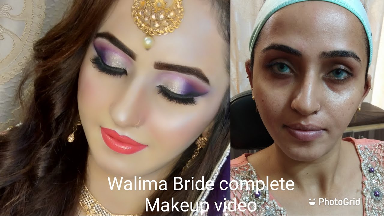 Walima Bridal Makeup complete video | Sadia Ejaz - YouTube
