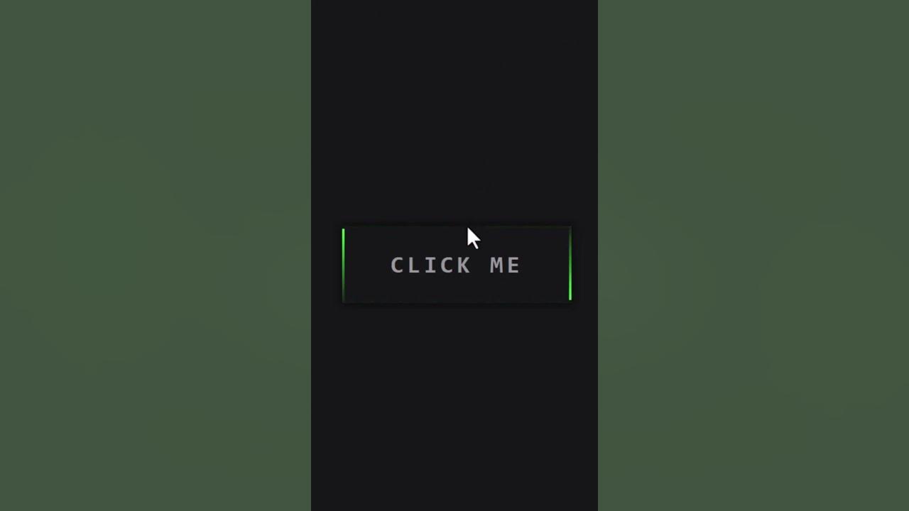 Asmr Programming Button Border Animation With Html And Css Youtube