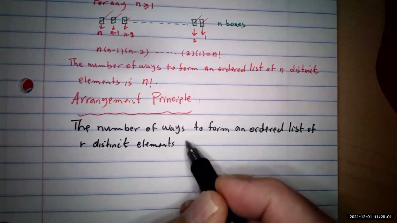 Discrete Mathematics (Permutations and Combinations) (Part 23) - YouTube