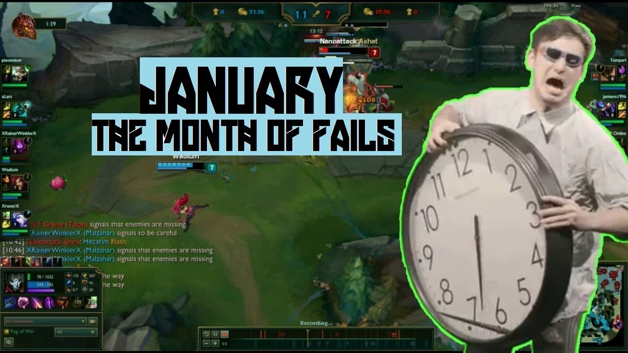 January : The Month of Fails - YouTube