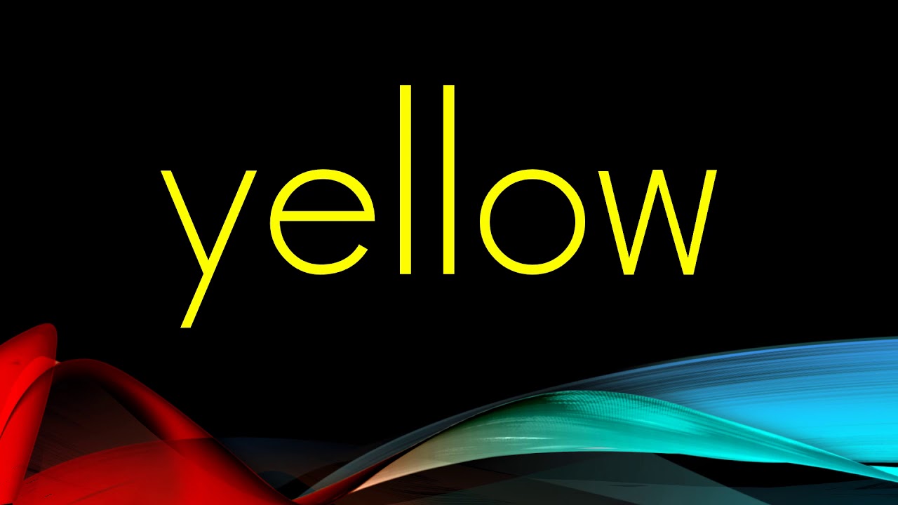 color words PPT - YouTube