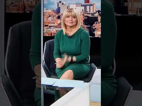 Christine Talbot sexy blonde milf Holly Willoughby Jennifer Lopez fap ITV Calendar News Presenter