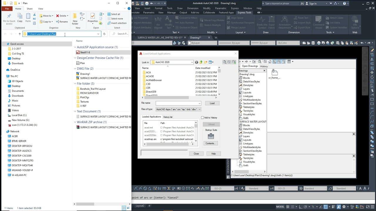 one or more objects in this drawing cannot be saved in autocad Part 2 using Lisp - YouTube