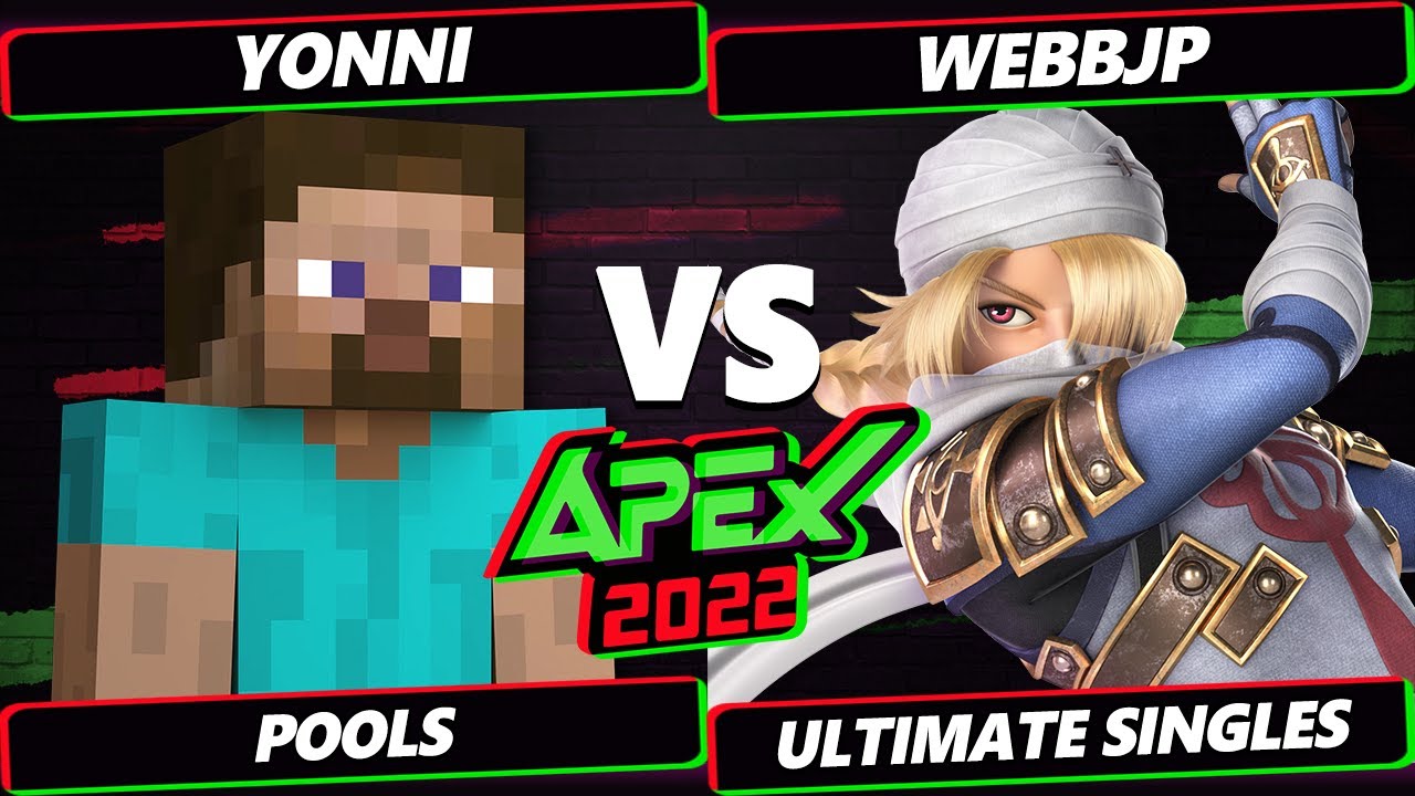 Apex 2022 - yonni (Steve) Vs. WebbJP (Sheik) SSBU Ultimate Tournament - YouTube