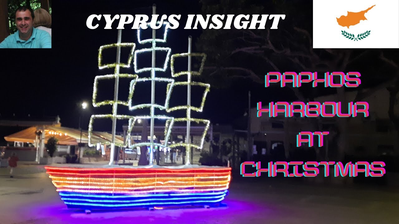 Paphos Harbour Cyprus at Christmas time - the best place to be! - YouTube