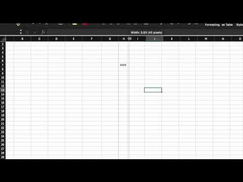 Remove Pound Sign in Microsoft Excel - YouTube