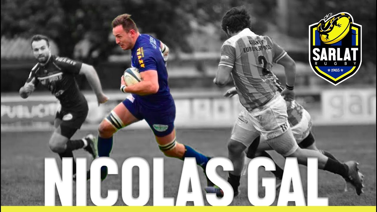 Sarlat Rugby Showcases the Talent of New Flanker, Nicolas Gal - YouTube