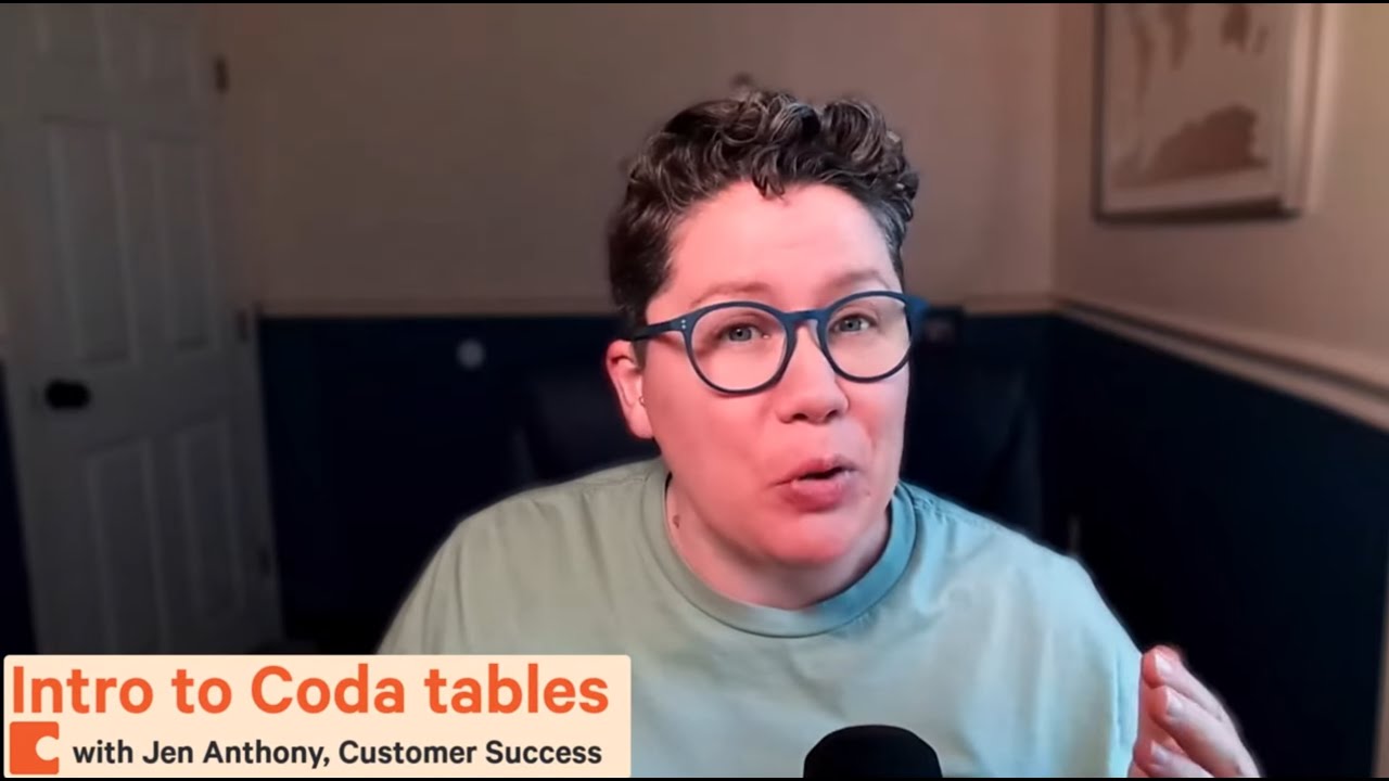 Introduction to Coda tables - YouTube