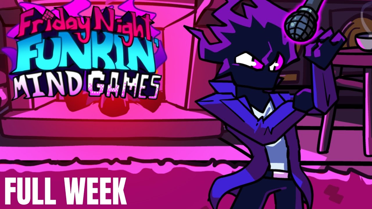 Friday Night Funkin V.S. Psychic [Mind Games] Full Week Mod! - YouTube