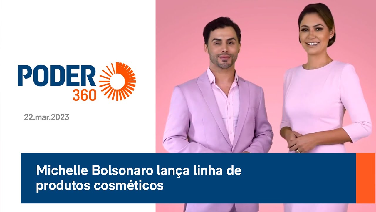 Michelle Bolsonaro lança linha de produtos cosméticos - YouTube