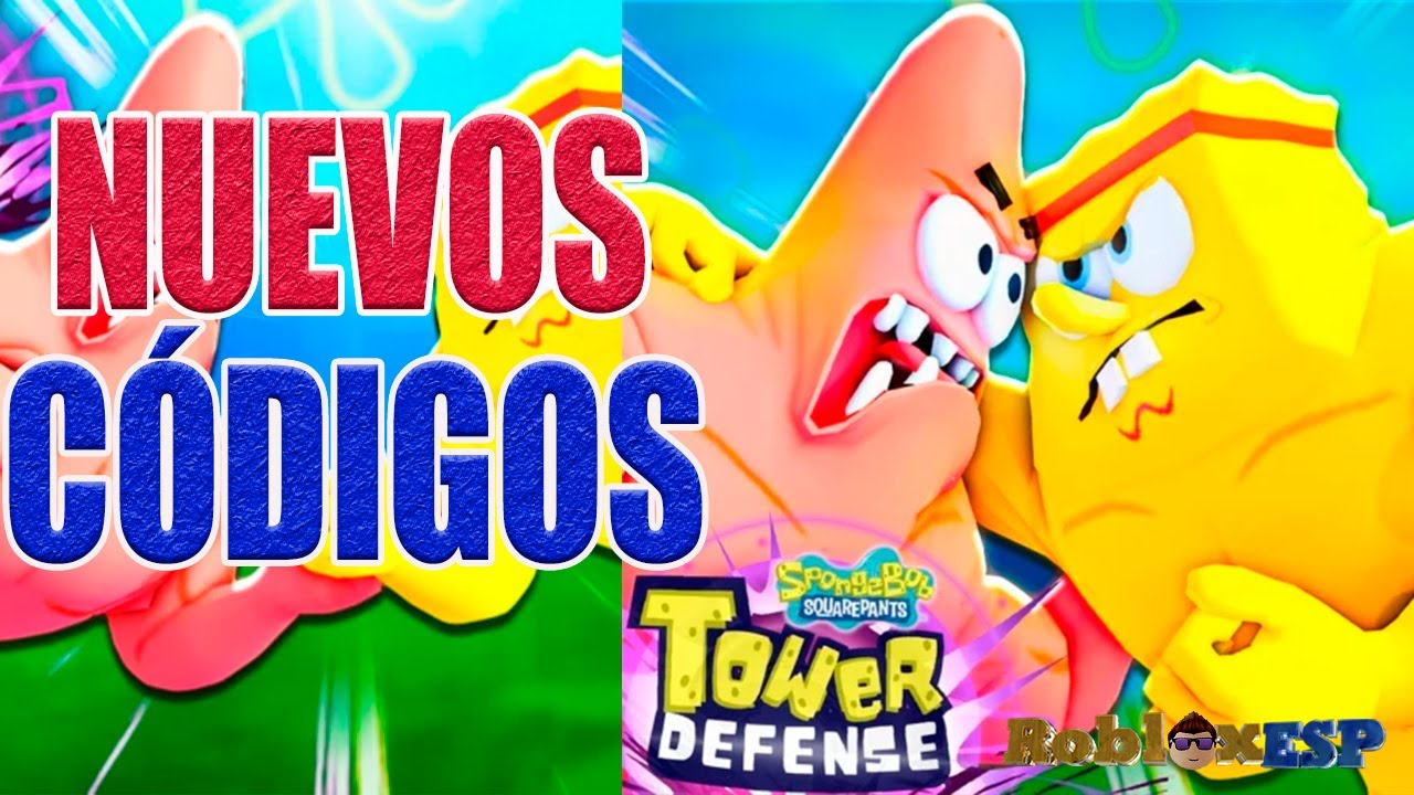 WARS🧽 CÓDIGOS DE BOB ESPONJA DEFENSA DE LA TORRE en Roblox SPONGEBOB ...