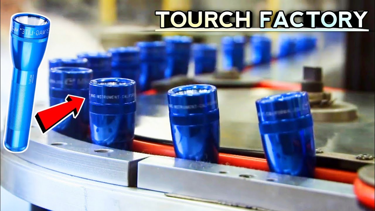 देखिए factories मैं कैसे बनती हैं torch light | led torch light ...